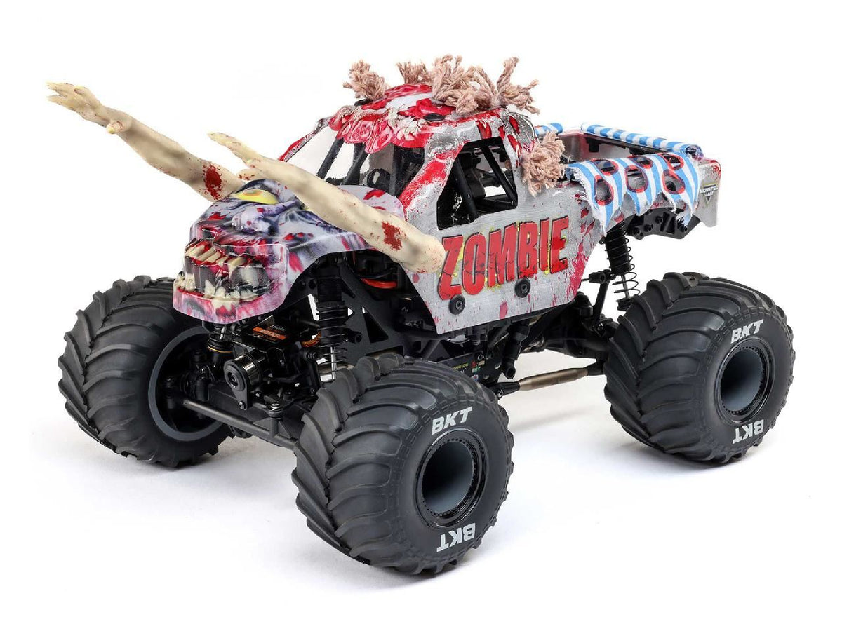 Losi 1/18 Mini Lmt Zombie 2S 4X4 Rtr Brushed Monster Truck (Batte ...