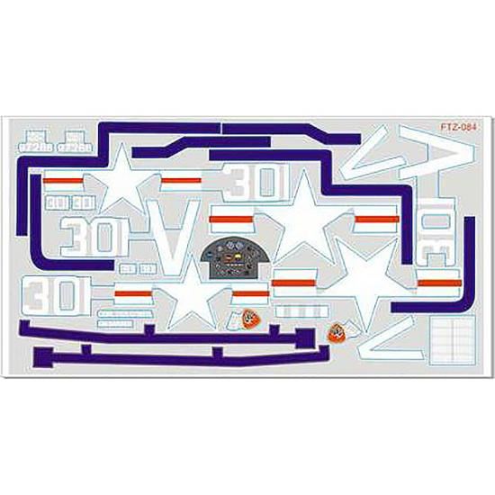 FMS 800MM F4U CORSAIR V2 DECAL SHEET – Make It Build It